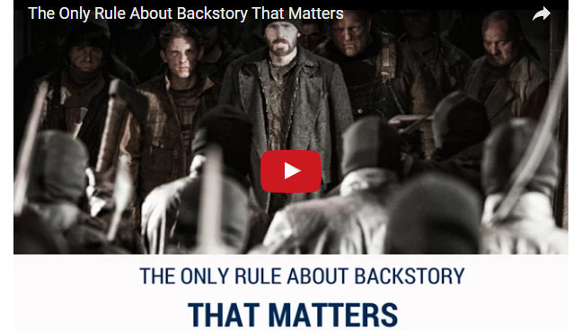 The Only Rule About Backstory That Matters | Writer's Blog